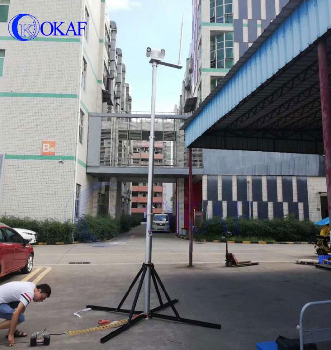 CCTV Camera Telescopic Mast Pole Protection Kit Systems Towers Surveillance