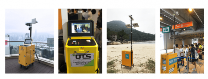 Camera Equipment Mobile Surveillance Trailers Light Rapid Deployment ...