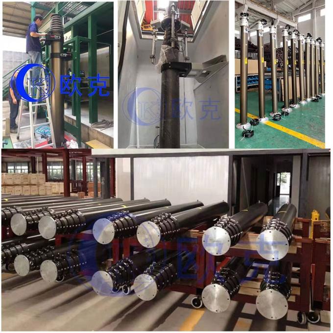 19 Feet Telescopic Antenna Mast Alloy 6063B For Reconnaissance