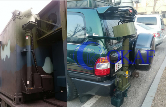 19 Feet Telescopic Antenna Mast Alloy 6063B For Reconnaissance