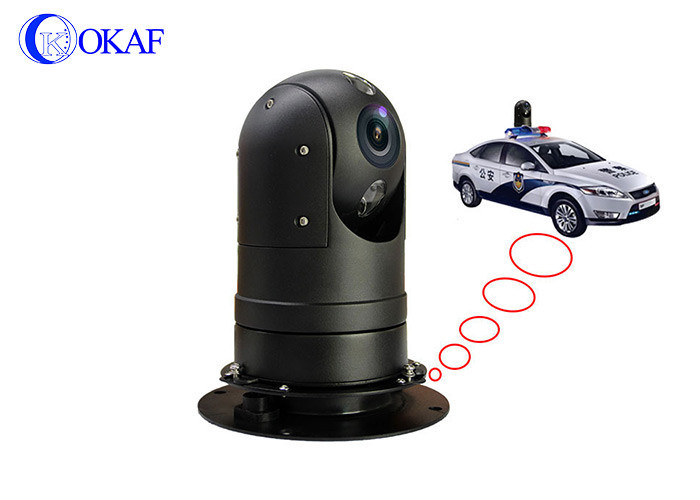 Vandal Proof Vehicle CCTV Camera car roor mounted PTZ Camera 1080P 20x ...