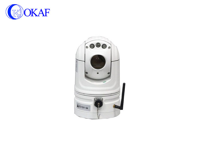 Portable Wireless PTZ Camera , Wifi GPS PTZ Dome Camera 20X Optical Zoom