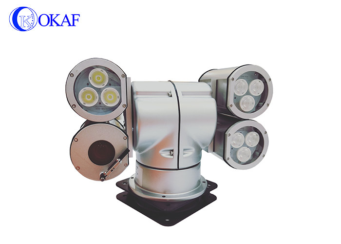 CMOS Sensor Vehicle Mounted Cctv Cameras IP66 Aluminum Alloy Pan Range ...