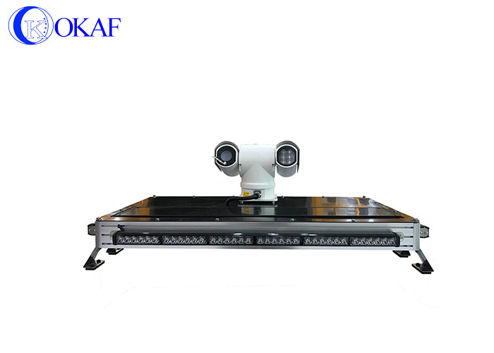 Car Roof LED Light Bar Equipment For PTZ Camera Mounted On Vehicles