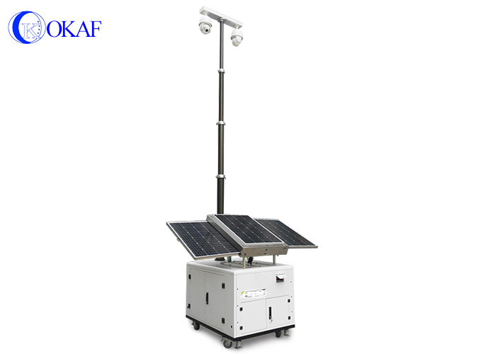 Cart Mobile Sentry Security Camera Tower Semi Permanent Camera Mega ...