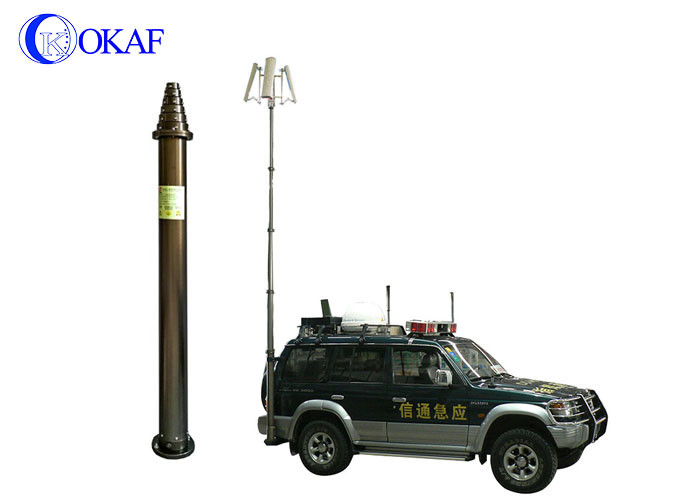 High Strength Aluminum Alloy Telescopic Mast Pole Pneumatic Antenna ...