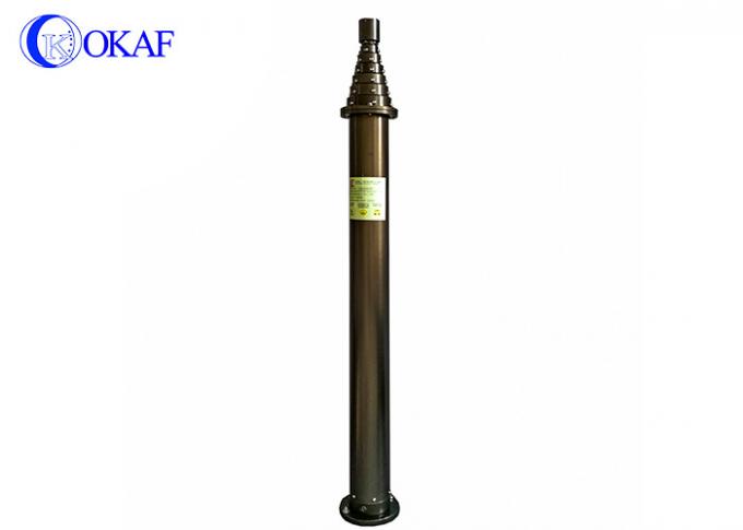 Manual Telescoping Camera Mast , Surveillance Telescopic Antenna Tower ...